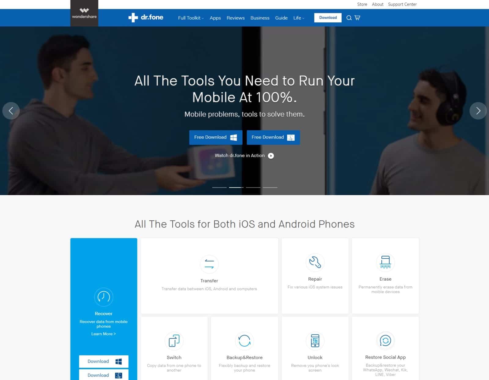 Review: Wondershare Dr. Fone