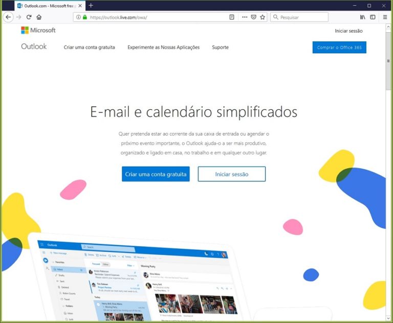 Reúna todas as suas contas de e-mail no Outlook.com