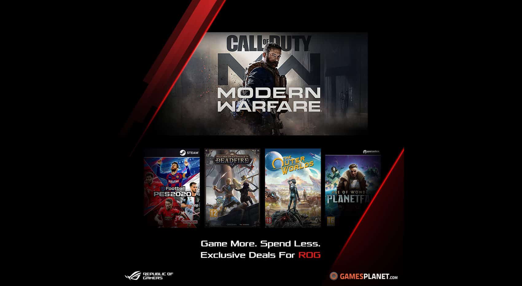 Asus Republic of Gamers lança o programa Game Deals
