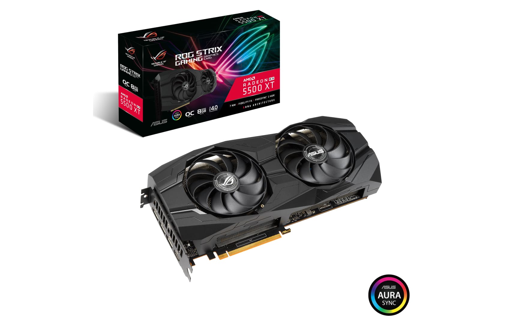 Asus apresenta as gráficas ROG Strix e Dual Radeon RX 5500 XT