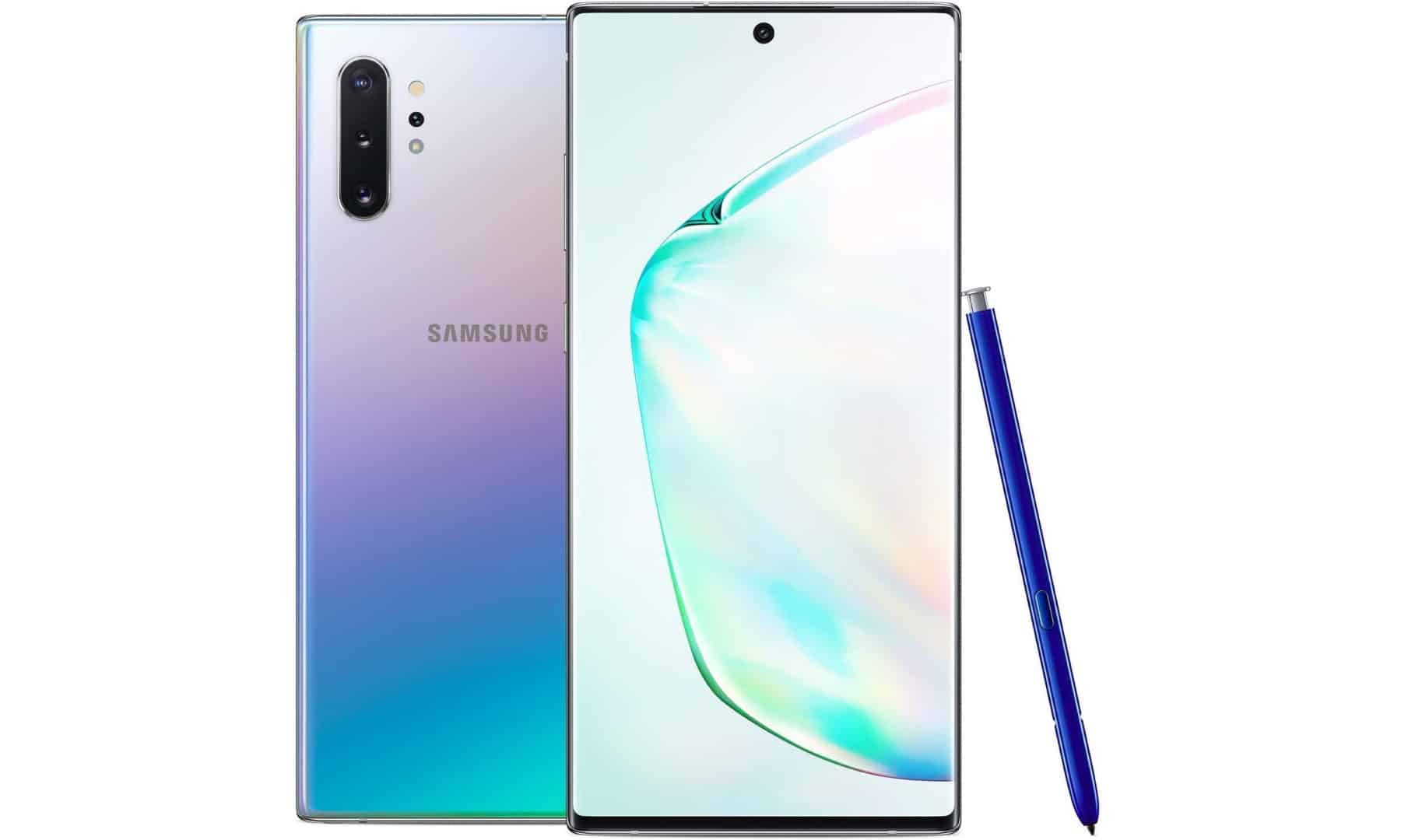 Samsung Galaxy Note 10 e Note 10+ actualizados