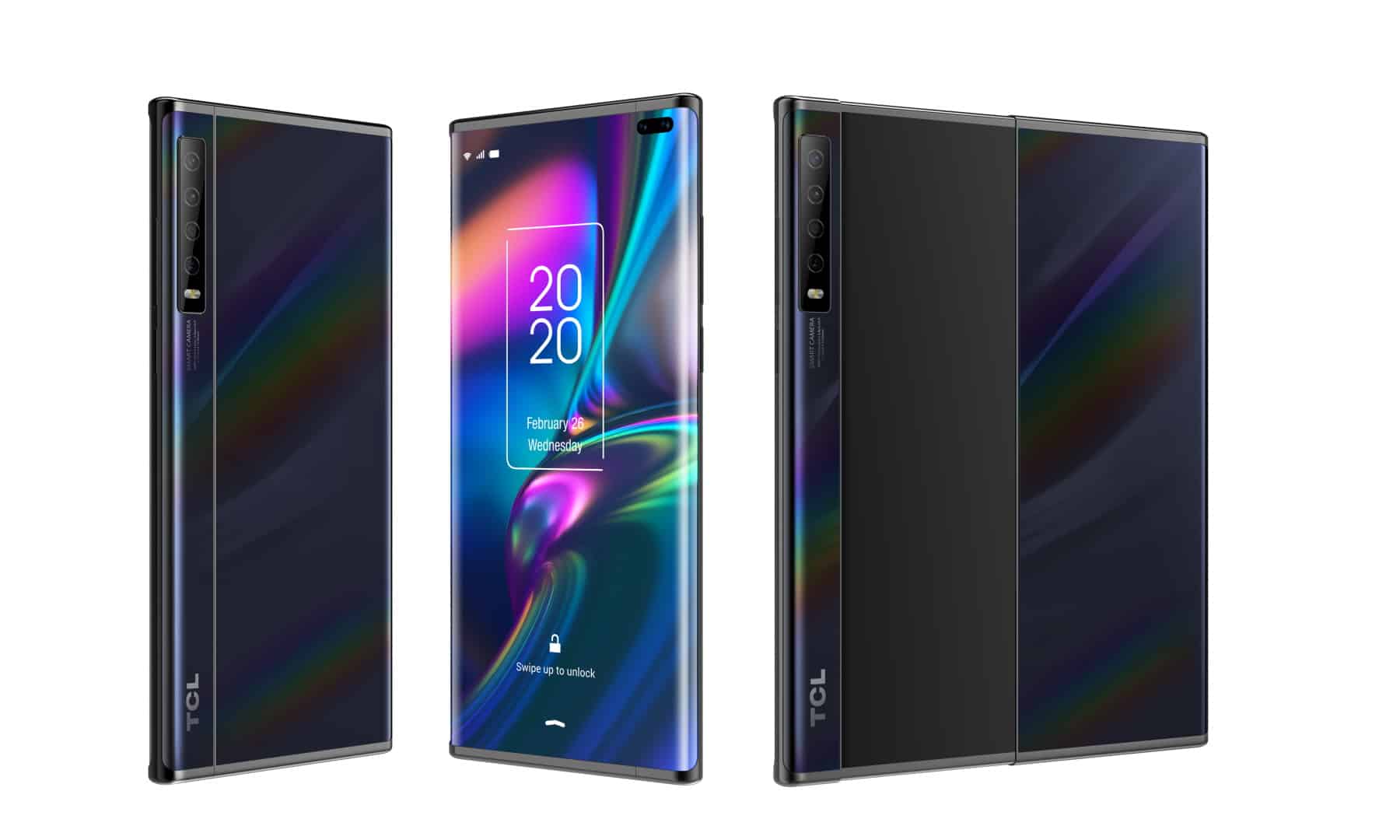 TCL apresenta protótipos de novos smartphones com ecrãs dobráveis