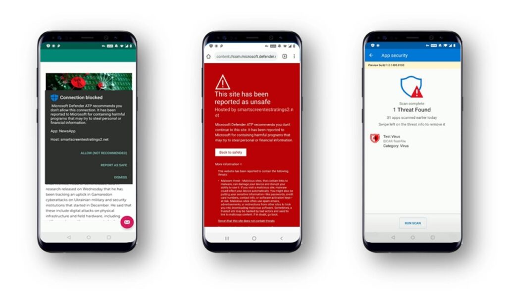 Microsoft Defender disponibilizado para Android e Linux