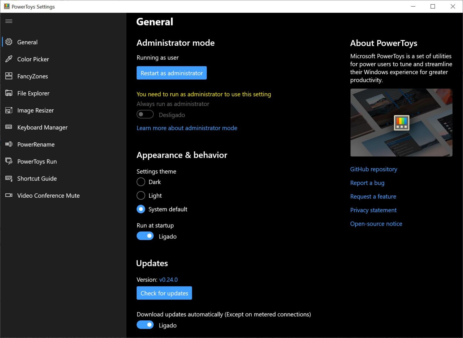 Introdução ao novo PowerToys para Windows 10