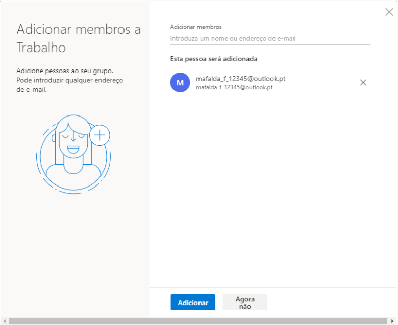 Partilhe facilmente ficheiros com grupos de pessoas