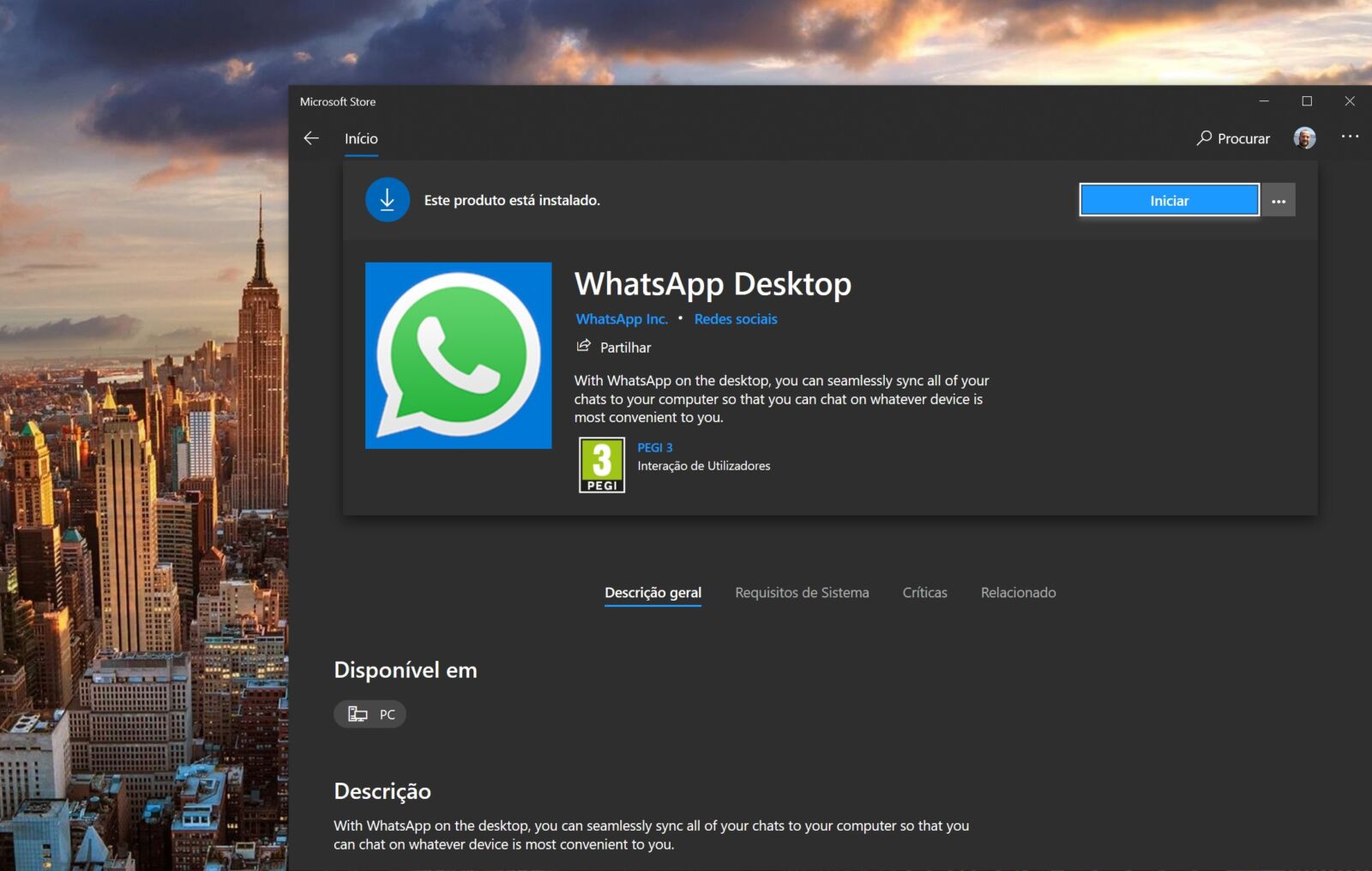 WhatsApp Desktop já permite fazer chamadas de voz e de vídeo no PC