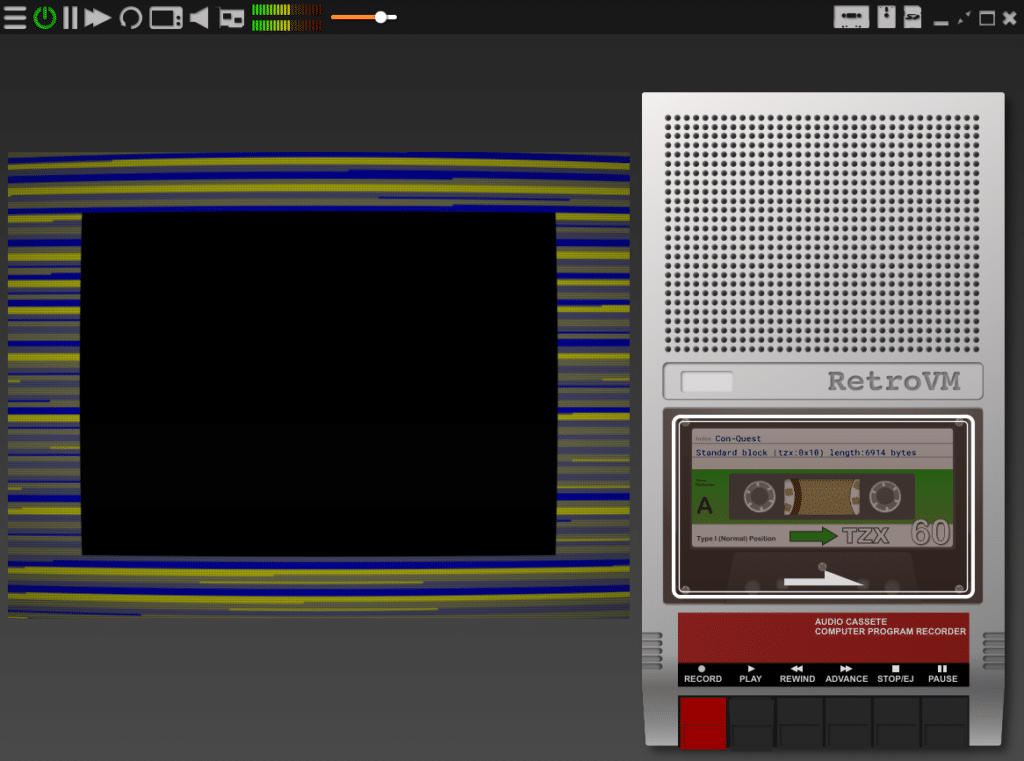 Emular o ZX Spectrum com o Retro Virtual Machine