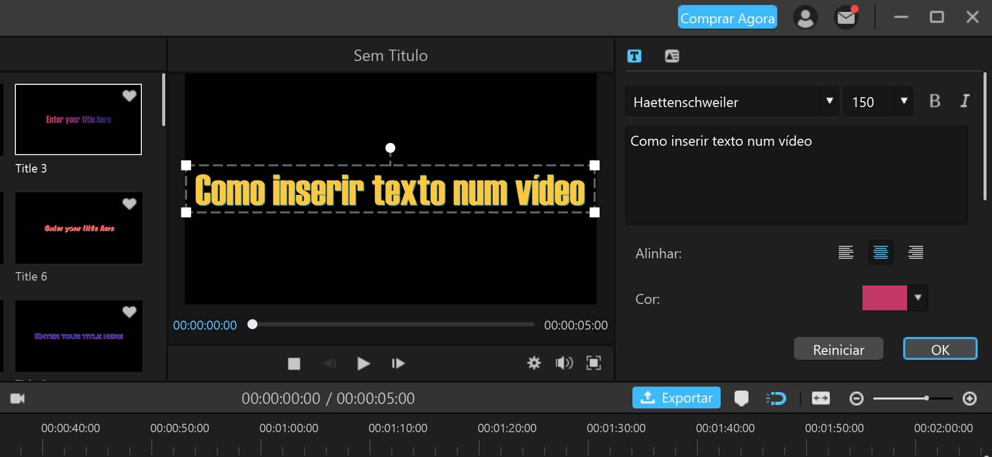 Três formas de adicionar texto em vídeos Três formas de adicionar texto em vídeos
