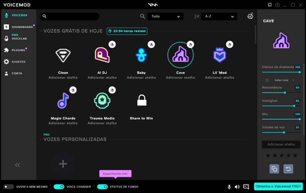 Como usar o Voicemod para criar vozes assustadoras