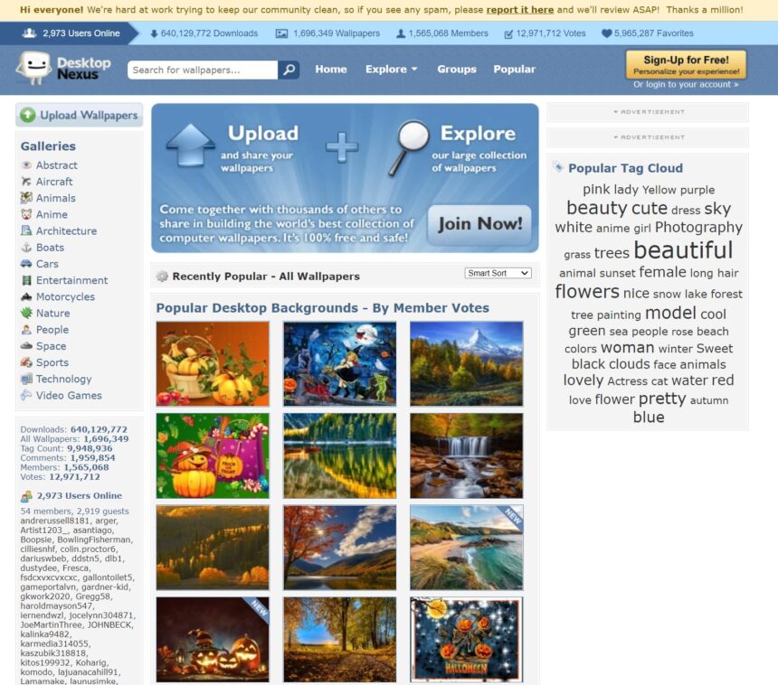14 sites para descarregar fundos de ecrã gratuitos