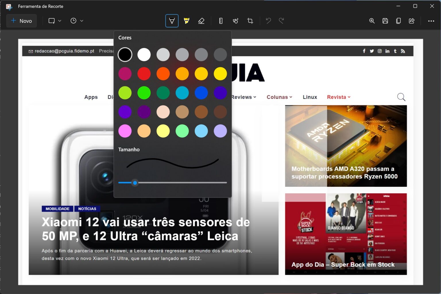 Como usar a Ferramenta de Recorte para tirar screenshots no Windows 11