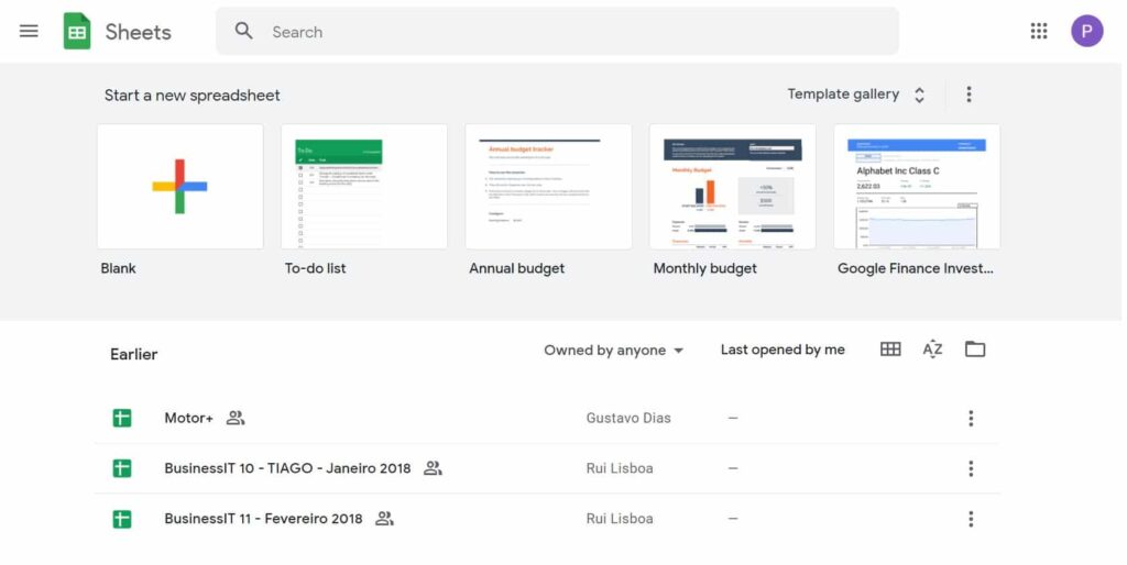 Google Sheets para principiantes