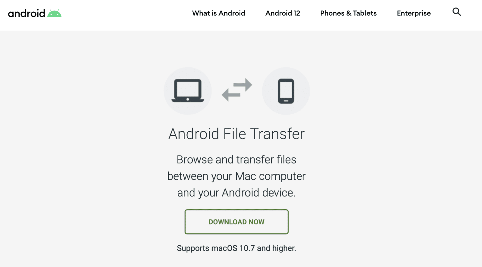 Anschließen eines Android-Smartphones an einen Mac über USB