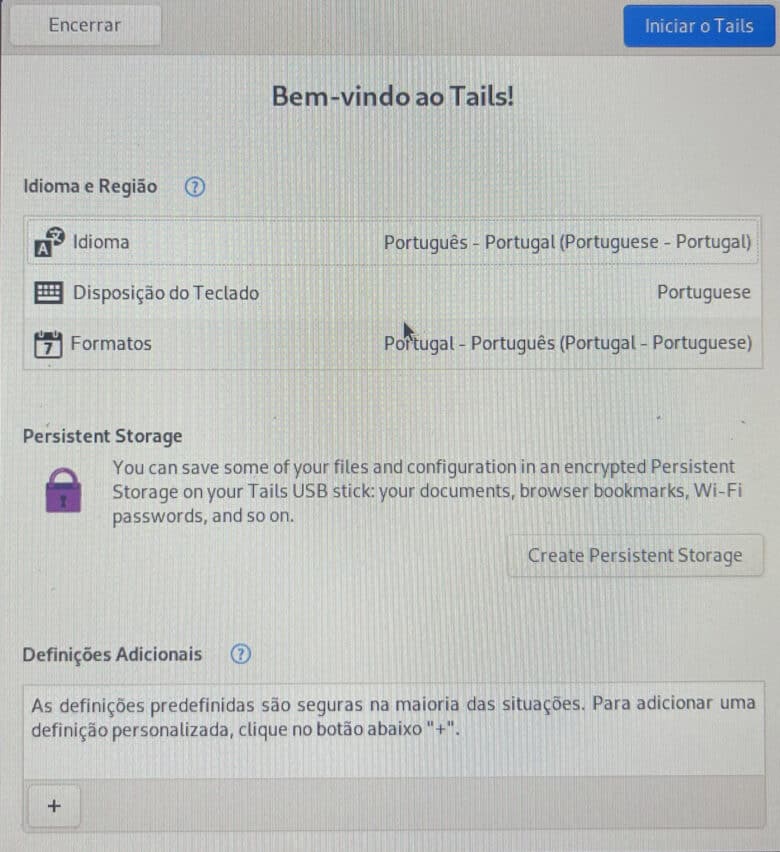 Usar um sistema operativo numa pen