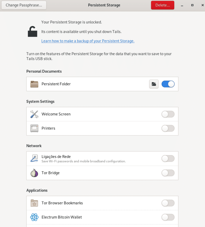 Usar um sistema operativo numa pen