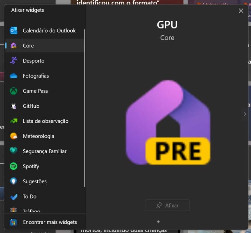 Como ligar os novos widgets do Windows 11 para monitorizar o CPU, GPU ...