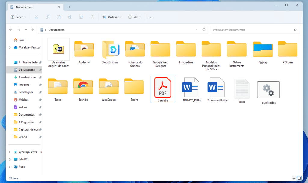Descubra e apague os ficheiros duplicados