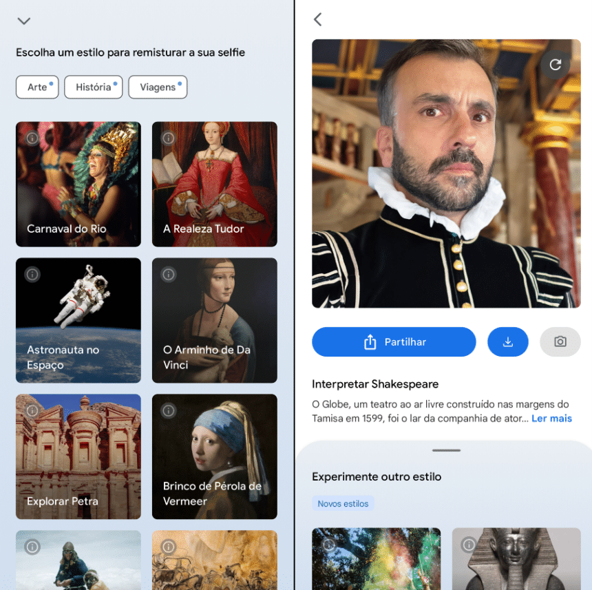 Art Selfie da Google sobe de nível: agora, podemos ser protagonistas dos quadros de Vermeer ...