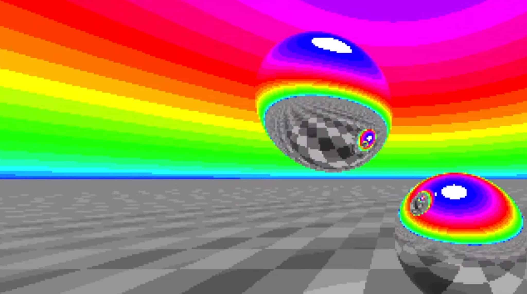 483 bytes são suficientes para uma demonstração de ray trace num ...