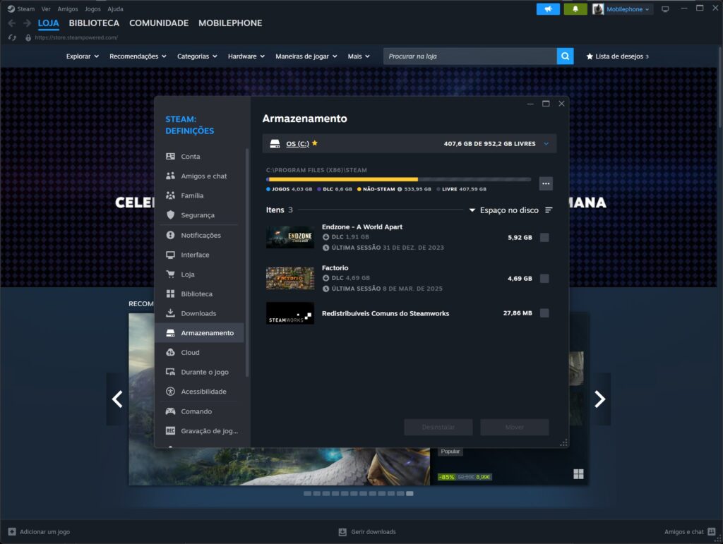 Dica do dia: Como gerir a biblioteca de jogos Steam